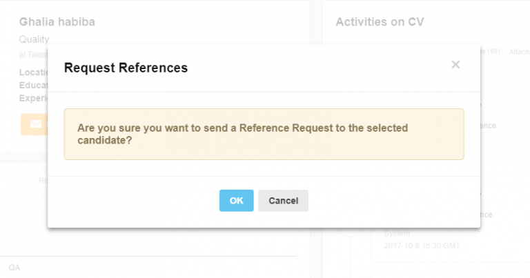 Sending Reference Requests Simplified – Talentera