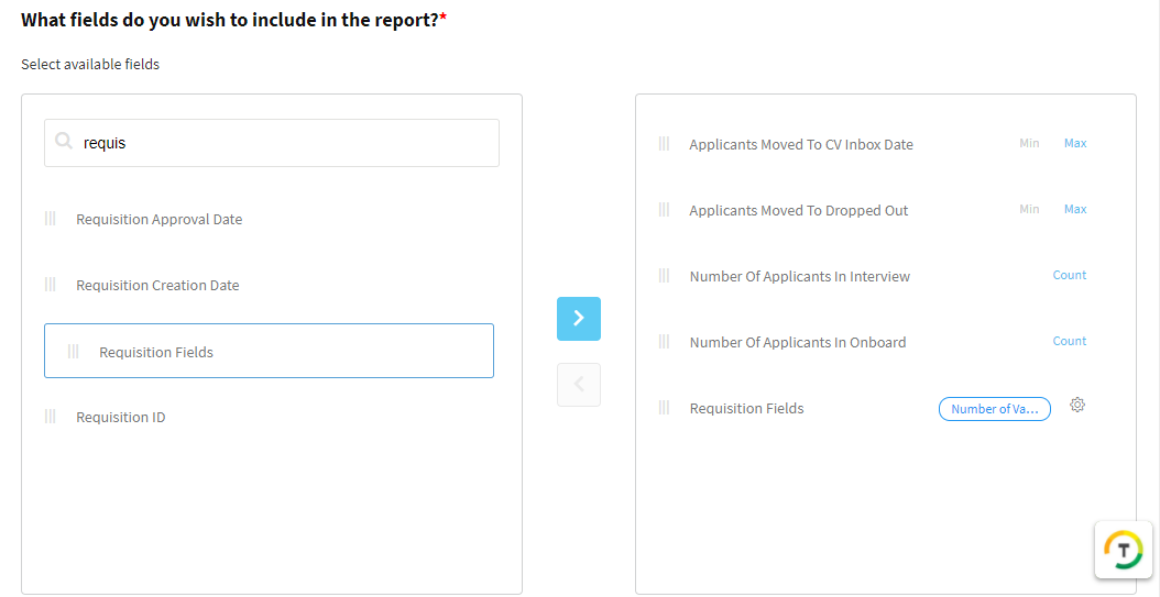 Calculations and Requisitions in Custom Reports – Talentera