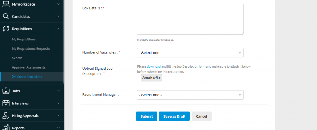 New drafting features for requisition and hiring approval! – Talentera