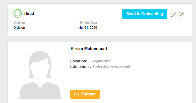 Send Bayt CV to onboarding with one click! - Talentera