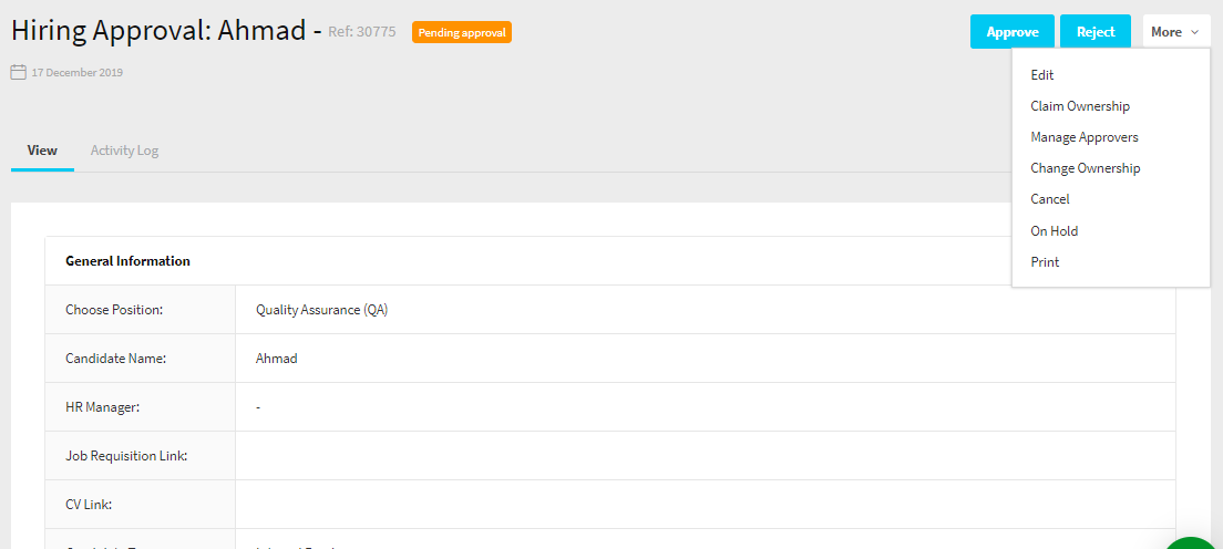 Unlock the power of editing requests while pending approval! – Talentera