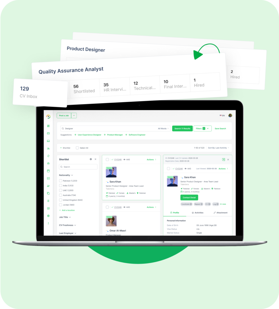 Applicant Tracking System - Talentera
